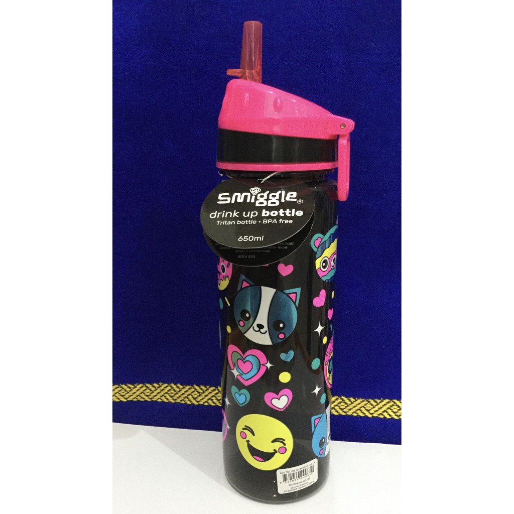 Jual Smiggle drink up bottle cat hitam | Shopee Indonesia