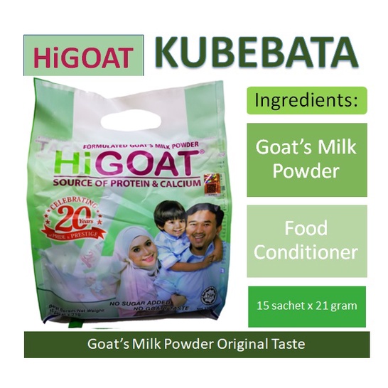 Jual Paket 1Kg (3Pack) Susu Kambing Hi goat Impor Malaysia tanpa gula ...