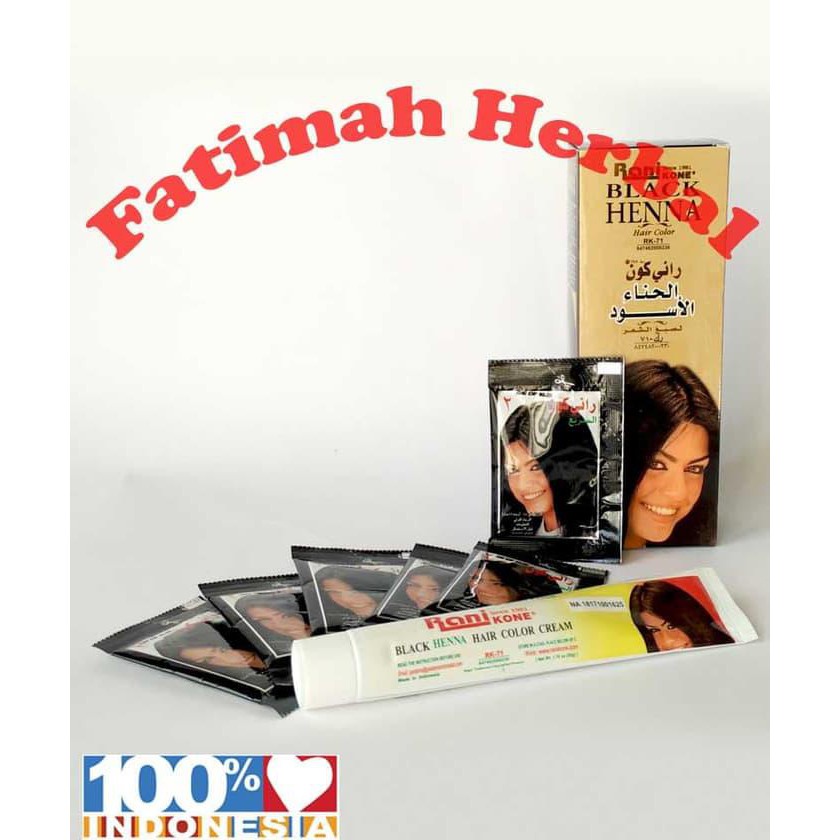 Jual CAT RAMBUT HERBAL RANI-HENNA RAMBUT-BLACK CREAM-HITAM-HENA RAMBUT ATAU CAT RAMBUT HERBAL ...