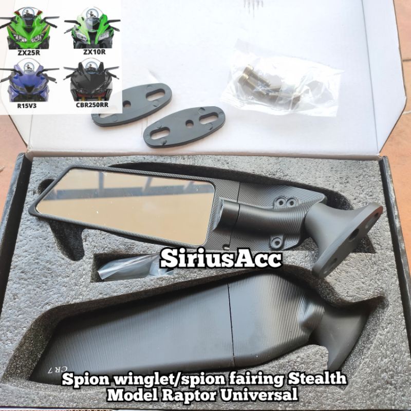 Jual Spion Winglet Stealth Model Rizoma F22 Raptor Spion fairing Ninja ...