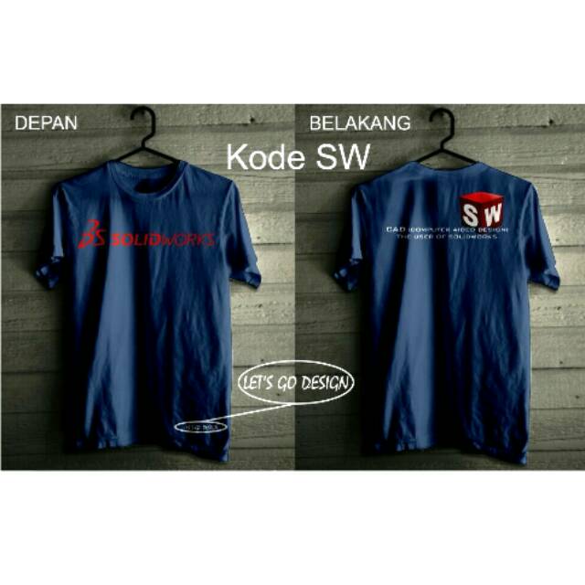 Jual Kaos SOLIDWORKS | Shopee Indonesia