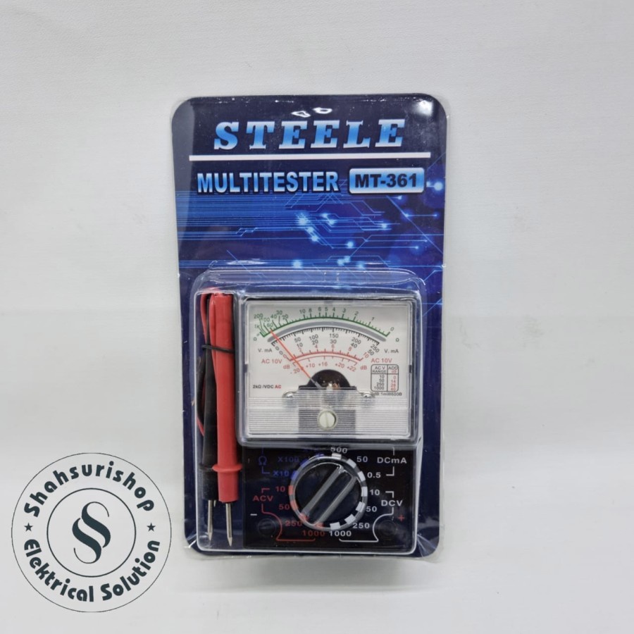 Jual STEELE MULTITESTER ANALOG AVO METER KECIL MURAH | Shopee Indonesia