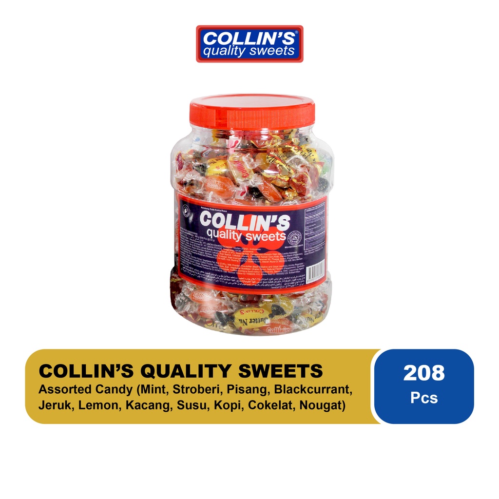 Jual Permen Collins Assorted 665 gram Ples - Collin's Assorted Candy ...