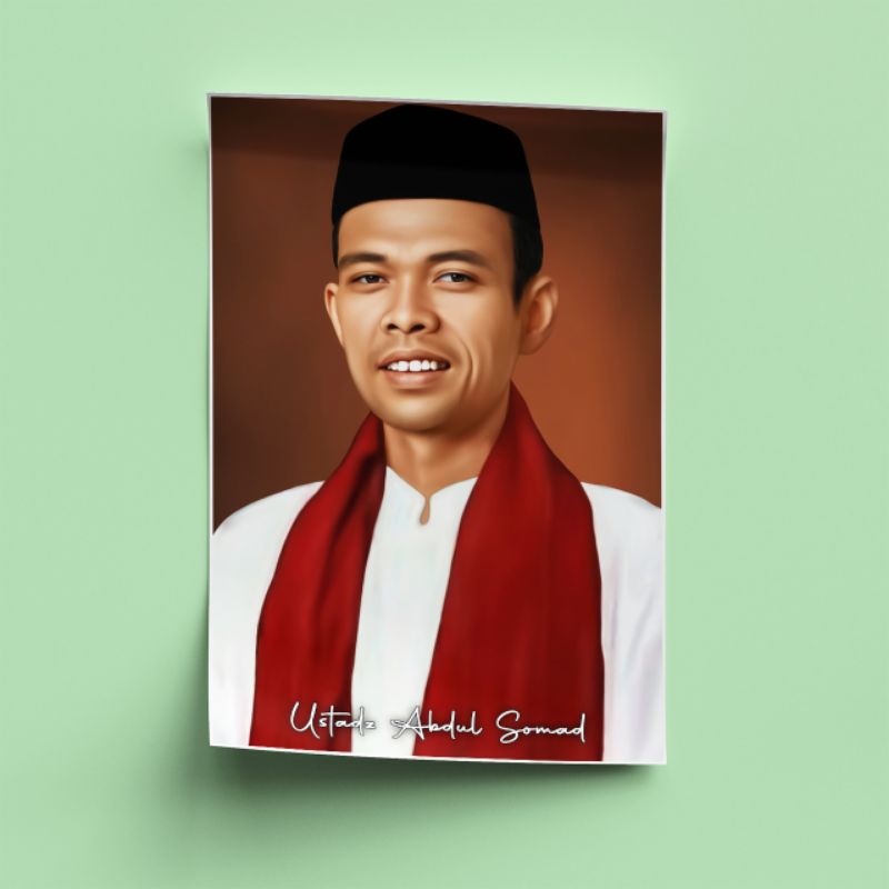 Jual Poster Ustadz Abdul Somad U67 / UAS / Poster Ulama A3+ / Poster ...