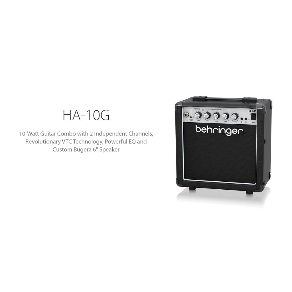 Jual Behringer HA10G - HA10 G 10-Watt Guitar Combo EQ and Bugera 6 ...