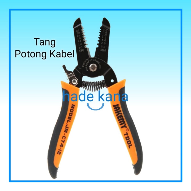 Jual Tang Potong Kabel Wire Cutter Pliers - JM-CT4-12 Oren | Shopee ...