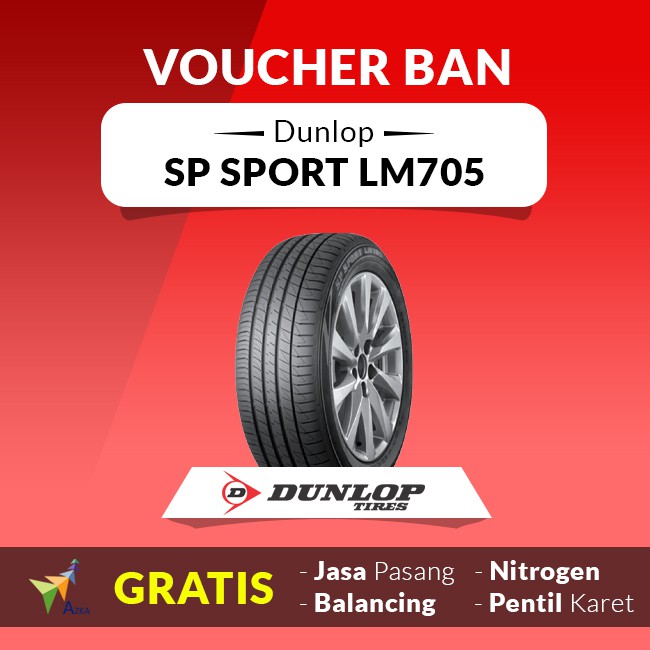 Jual Voucher Ban Mobil Dunlop SP Sport LM705 205/55 R16 | Shopee Indonesia