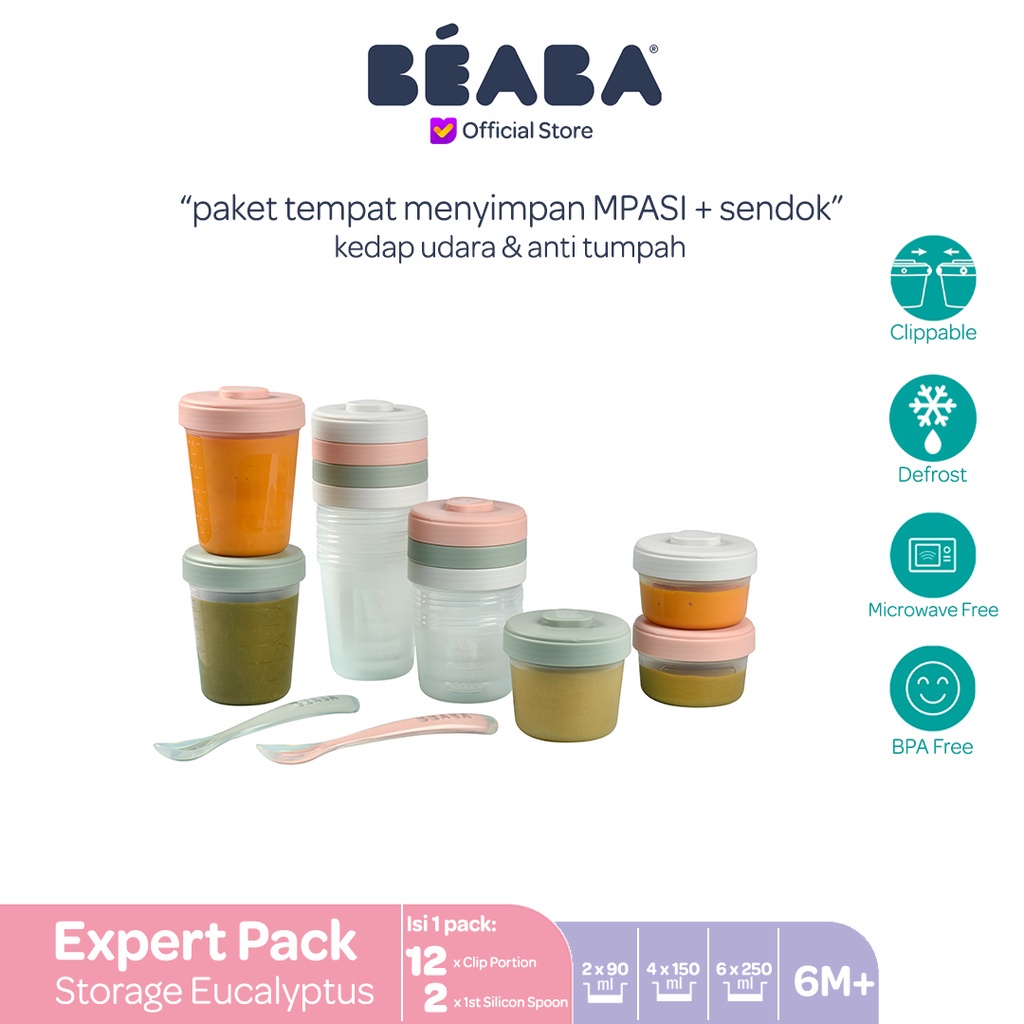 Jual BEABA EXPERT PACK MEAL STORAGE (TEMPAT MPASI BAYI) WADAH MAKANAN ...