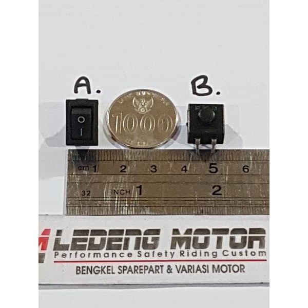 Jual Saklar Mini 2 Pin Switch On-Off Motor Mobil Universal Serba Guna ...