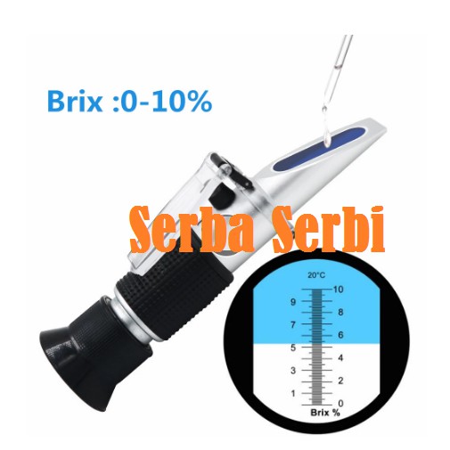 Jual REFRACTOMETER BRIX 0-10% (Saccharimeter) | Shopee Indonesia