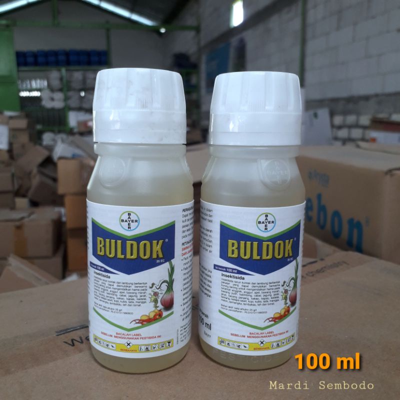Jual Buldok 25 EC Insektisida racun ulat Beta sulfutrin PT Bayer 100 ml ...