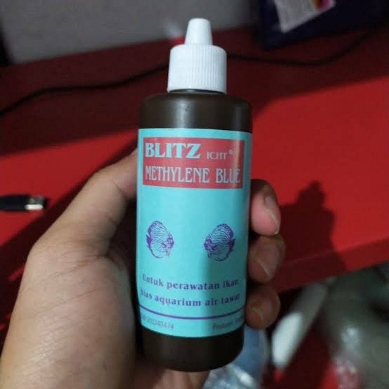 Jual OBAT BIRU BLITZ ICHT METHYLENE BLUE 100ML OBAT DAN VITAMIN IKAN ...