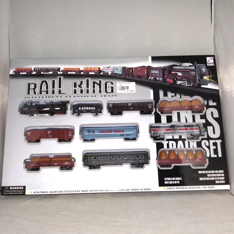 Jual Railking Jumbo Berwesel Mainan Kereta Api Rail King Besar Jumbo