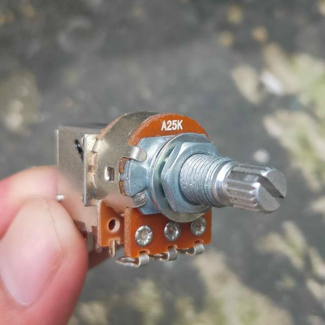 Jual Potensio Push Pull A25K Alpha Plus untuk Volume Tone gitar bass ...