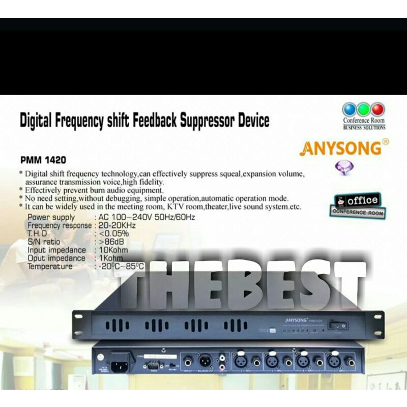 Jual Anti Feedback Anysong PMM 1420 Original Shif Feedback Suppressor ...