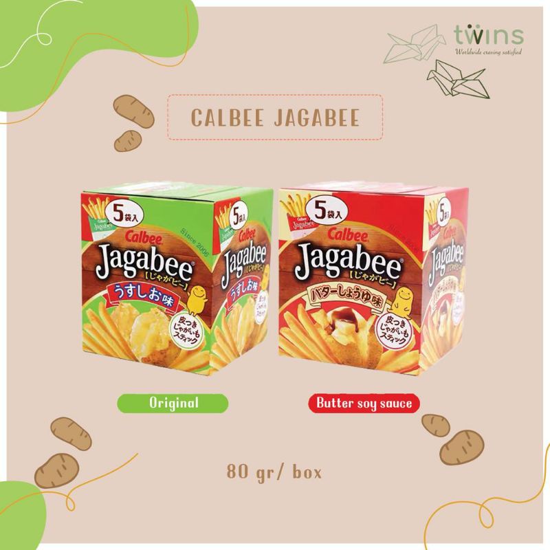 Jual Calbee Jagabee Potato Stick Pack Original/ Butter Soy | Shopee ...
