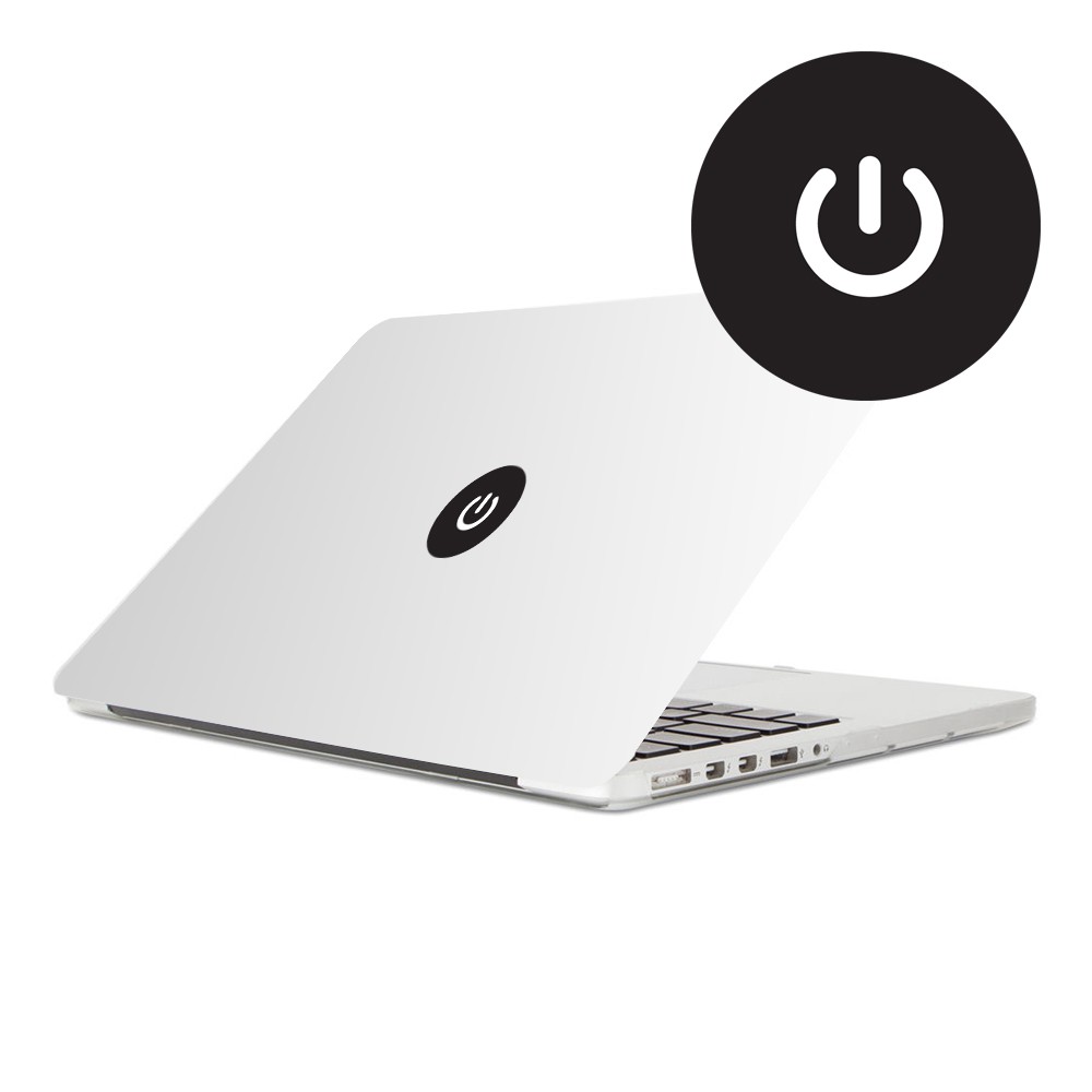 Jual Stiker Apple Decal Macbook - ON Button | Shopee Indonesia