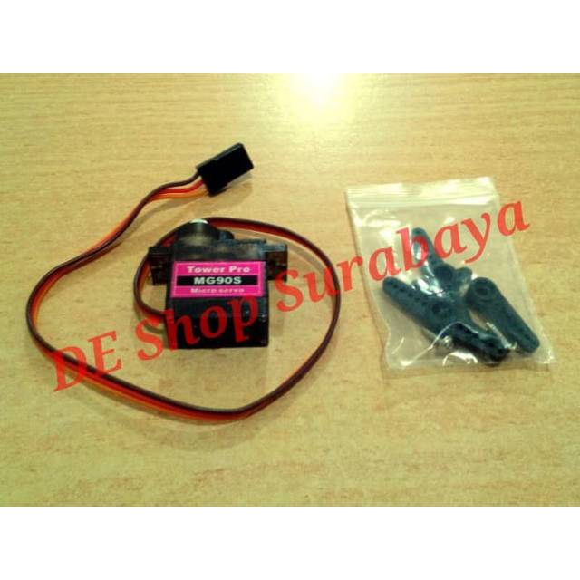 Jual Motor Servo MG90S Metal Gear Arduino Robotik | Shopee Indonesia