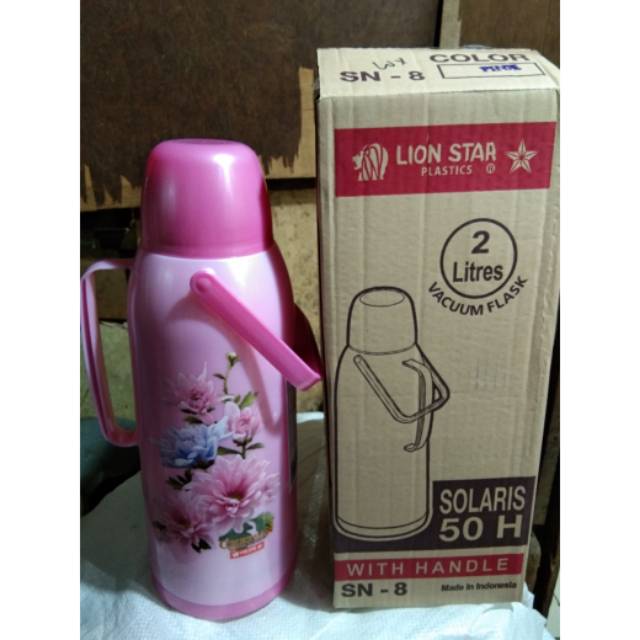 Jual Termos air panas solaris lion star 2 ltr ( khusus grab atau gojek) | Shopee Indonesia