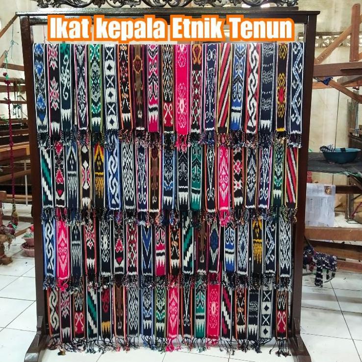 Jual 467KDS Ikat Kepala Etnik Dayak Kalimantan, Kain Tenun Etnik Serba ...