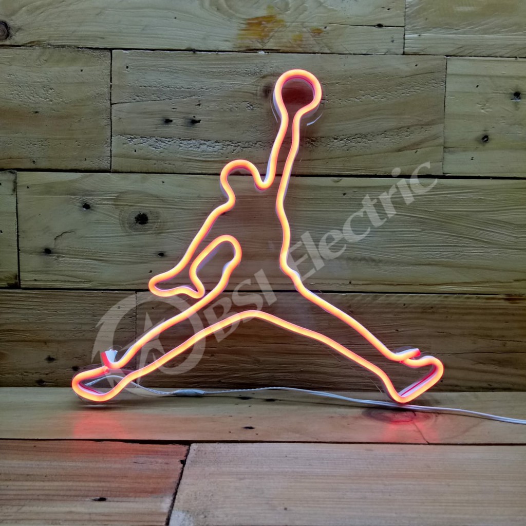 Jual Jumpman logo Neon Flex Led / Neon Sign / Neon Light | Shopee Indonesia