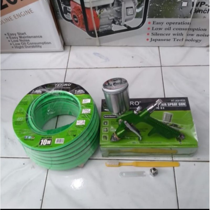 Jual Paket alat cat spraygun TEKIRO K3+ Selang paket 10m TEKIRO ...