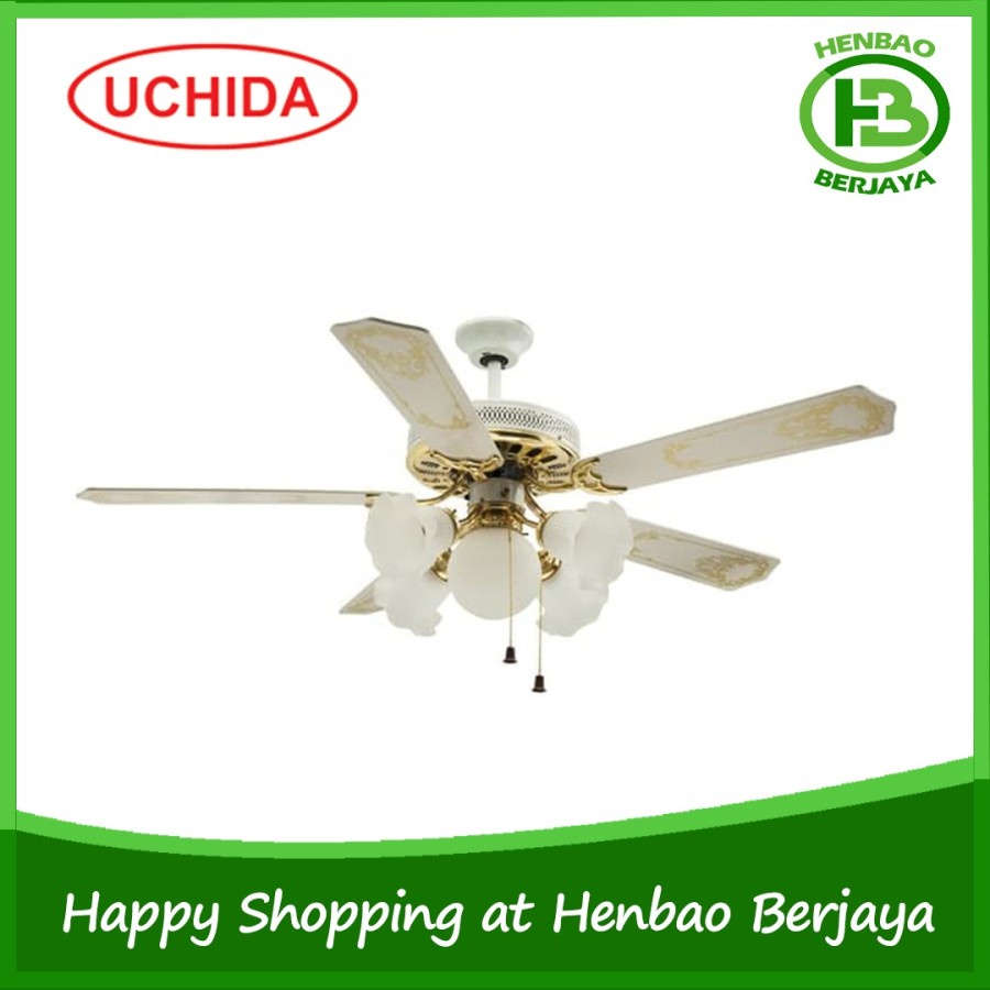 Jual Maspion MCF52205WH Ceiling Fan 52inch Putih 5 Baling White Uchida ...