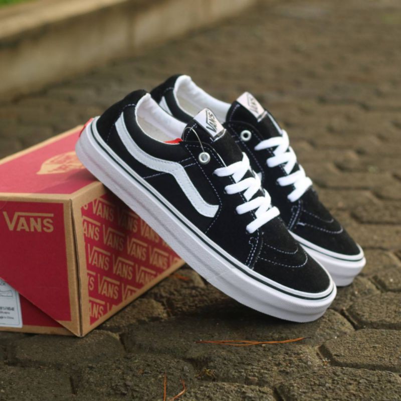 Jual Sepatu Vans Sk8 Low sneakers cewe cowo murah | Shopee Indonesia