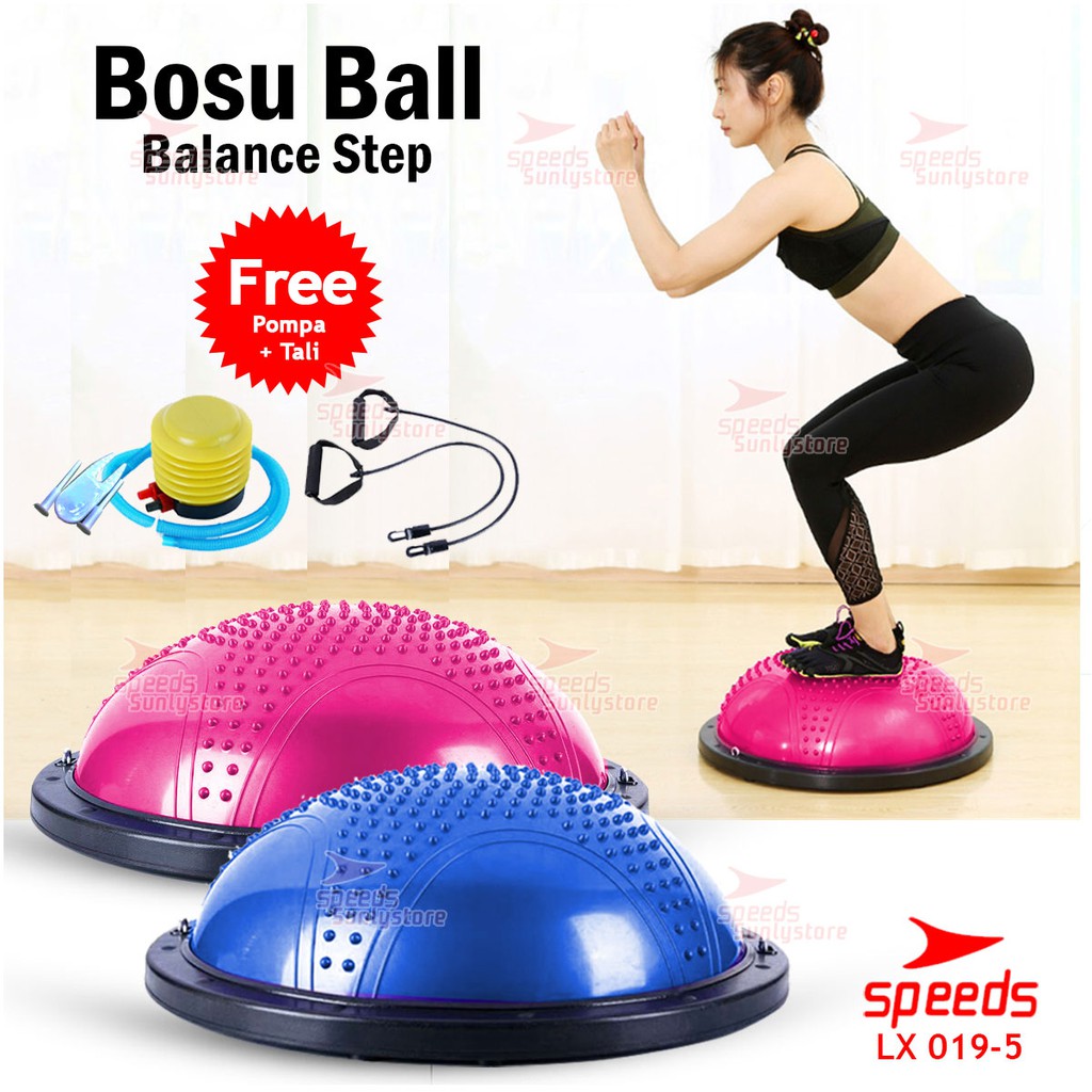 Jual SPEEDS Bosu Ball Balance Bola Keseimbangan Yoga Step Model Grigi ...