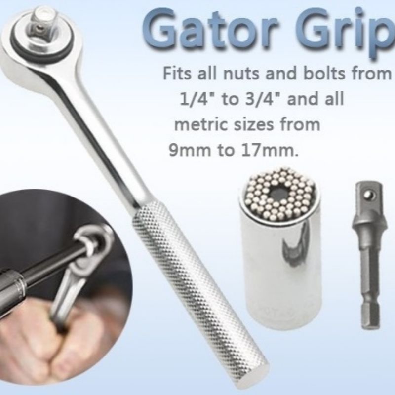 Jual Gator Grip Universal Socket Bolt Set - ETC-200 / Kunci Pas ...