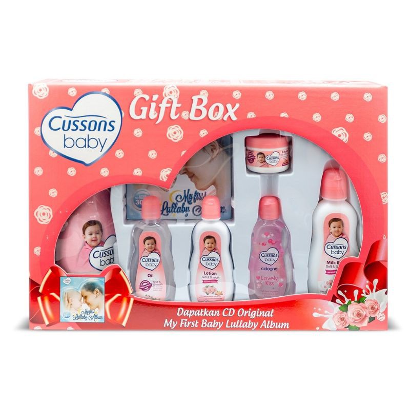 Jual Cussons Baby Gift Box Set ( PINK ) | Shopee Indonesia
