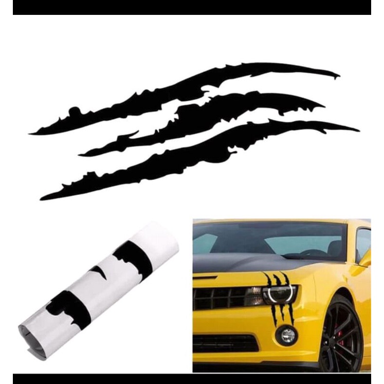 Jual stiker lampu mobil cakaran cakar macan semua mobil | Shopee Indonesia