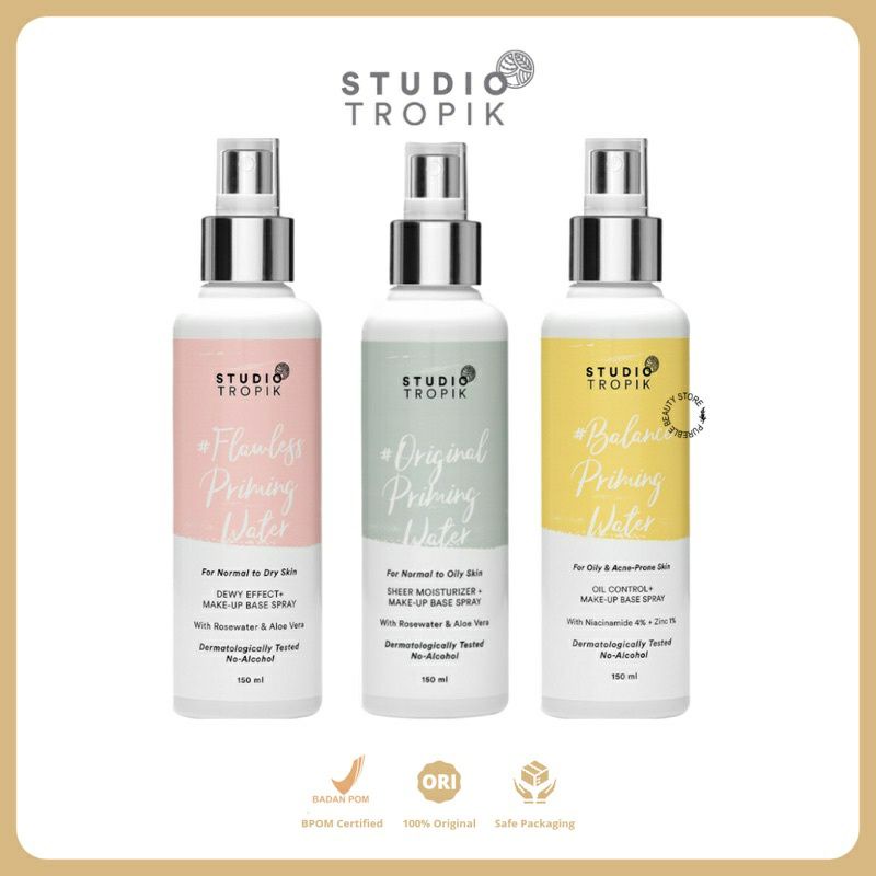 Jual STUDIO TROPIK Make - Up Base Spray | Shopee Indonesia