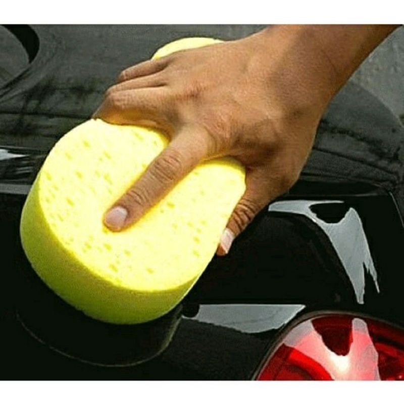 Jual Sponge Busa Cuci Mobil Motor Piring Kuning Busa Foam Wash Tebal ...