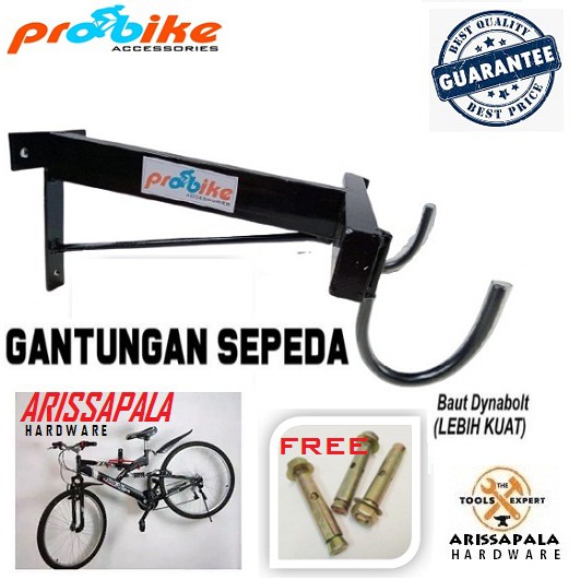 Jual Gantungan Sepeda Braket Sepeda Dinding Tembok Rak Hook Sepeda Bike ...