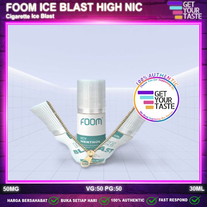 Jual Liquid Foom Icy Menthol High Nic 50MG 30ML by Foom Lab | Shopee ...