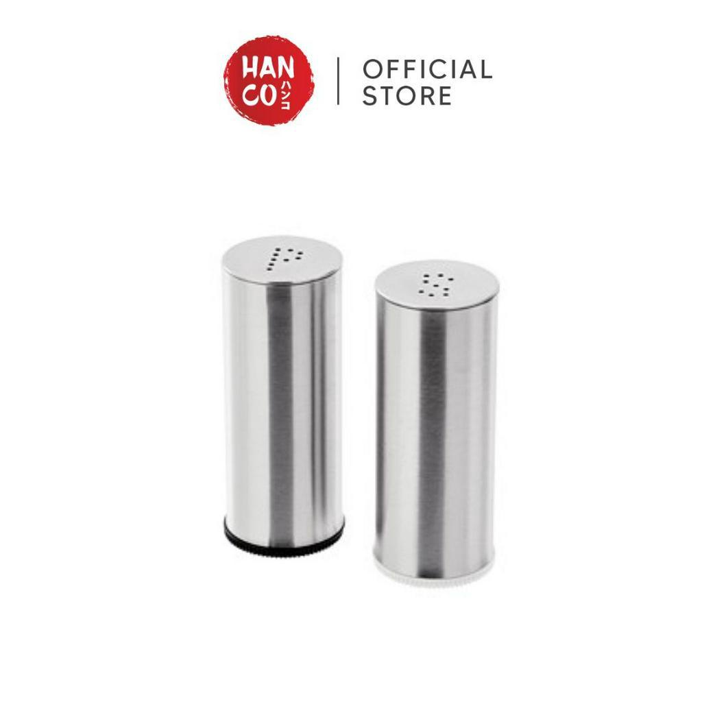 Jual HANCO PLATS Set 2 shaker garam/ lada hitam/ tempat bumbu ...