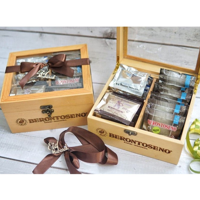 Jual Parcel Kopi BERONTOSENO WOODY GIFT Hampers Lebaran Natal | Shopee ...