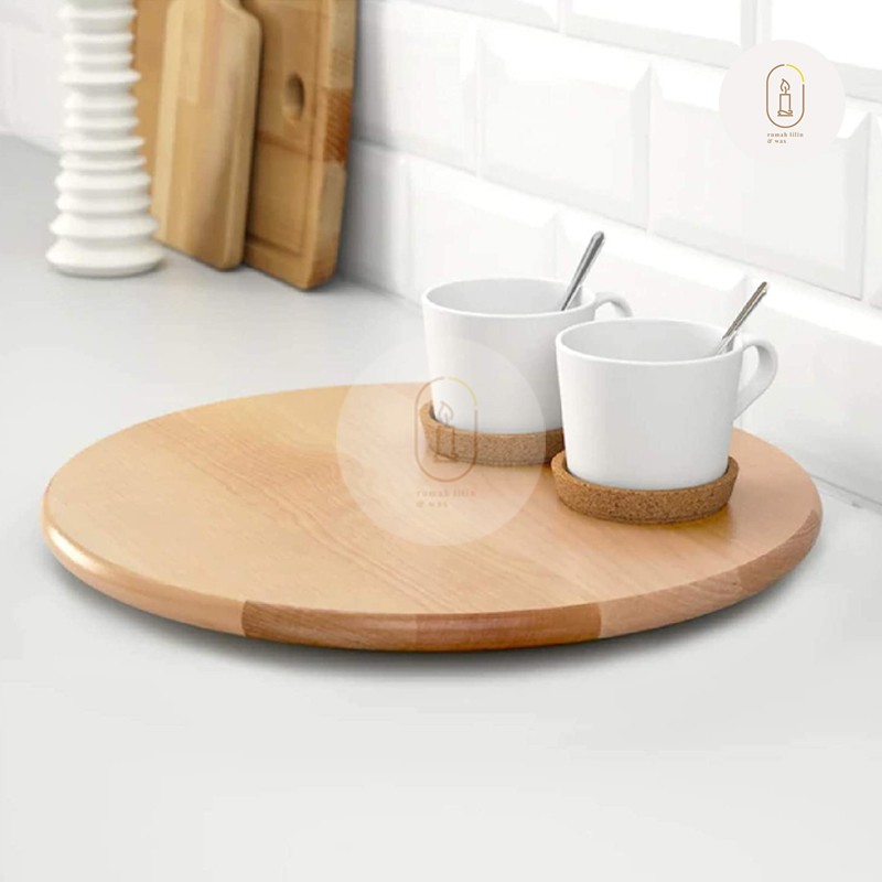 Jual Meja Bundar Kayu Putar - Hias Kue - Photography - Meja Florist ...