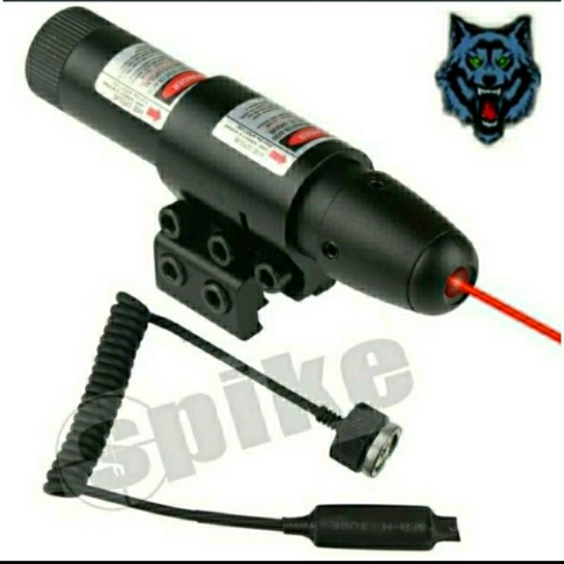 Jual laser spike nyala merah/hijau laser jg13 nyala/titik merah dan ...