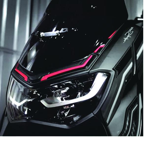 Jual Terbaru - NMAX 2020-2022 Aksesoris Front Shield Cover Stiker Decal ...