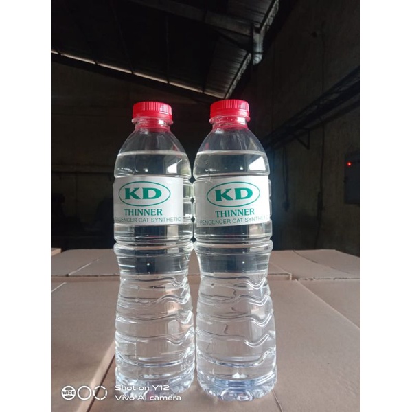 Jual THINNER/TENER/TINER BOTOL/TINER BOTOL AKUA/nd super gloos pengencer cat kayu/besi ukuran ...