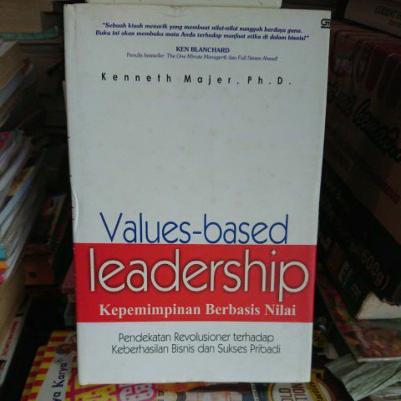 Jual Values based leadership (Kepemimpinan Berbasis Nilai) | Shopee ...