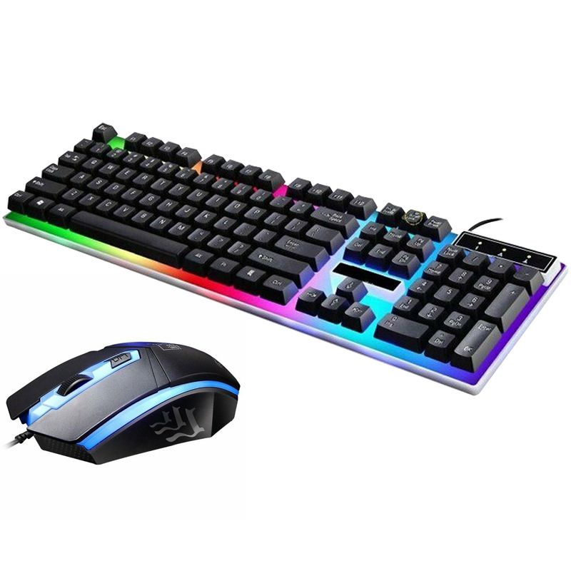 Jual Keyboard Combo Gaming RGB Mechanical Feel with Mouse - G21B ...