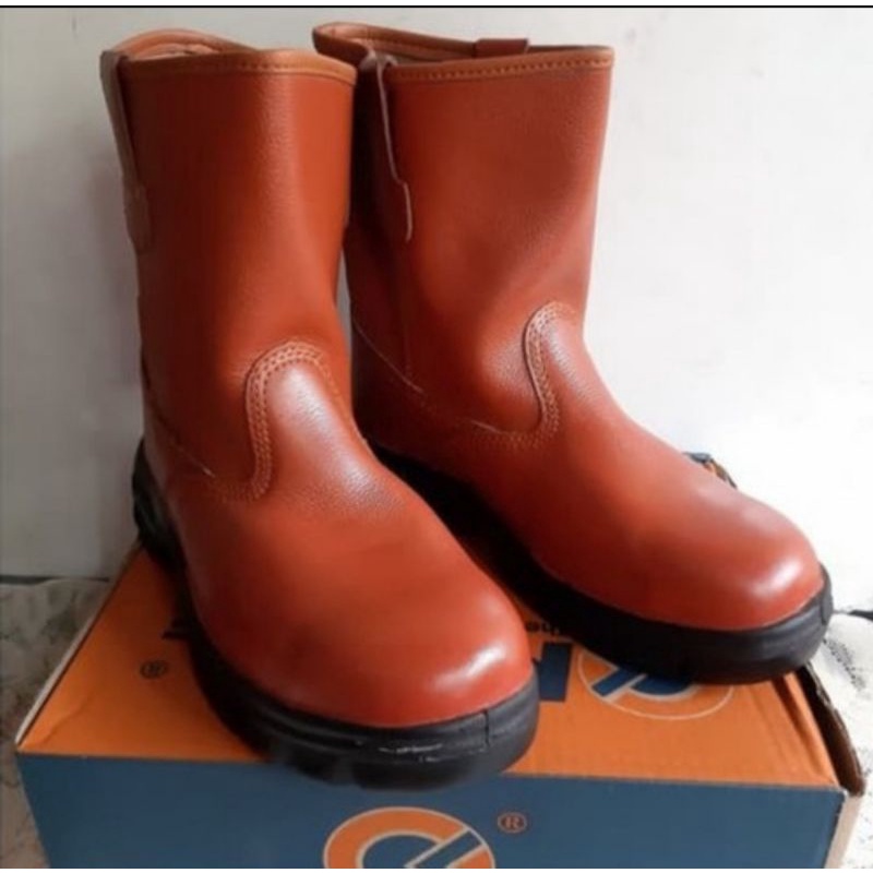 Jual Sepatu safety Kent Borneo model boot | Shopee Indonesia