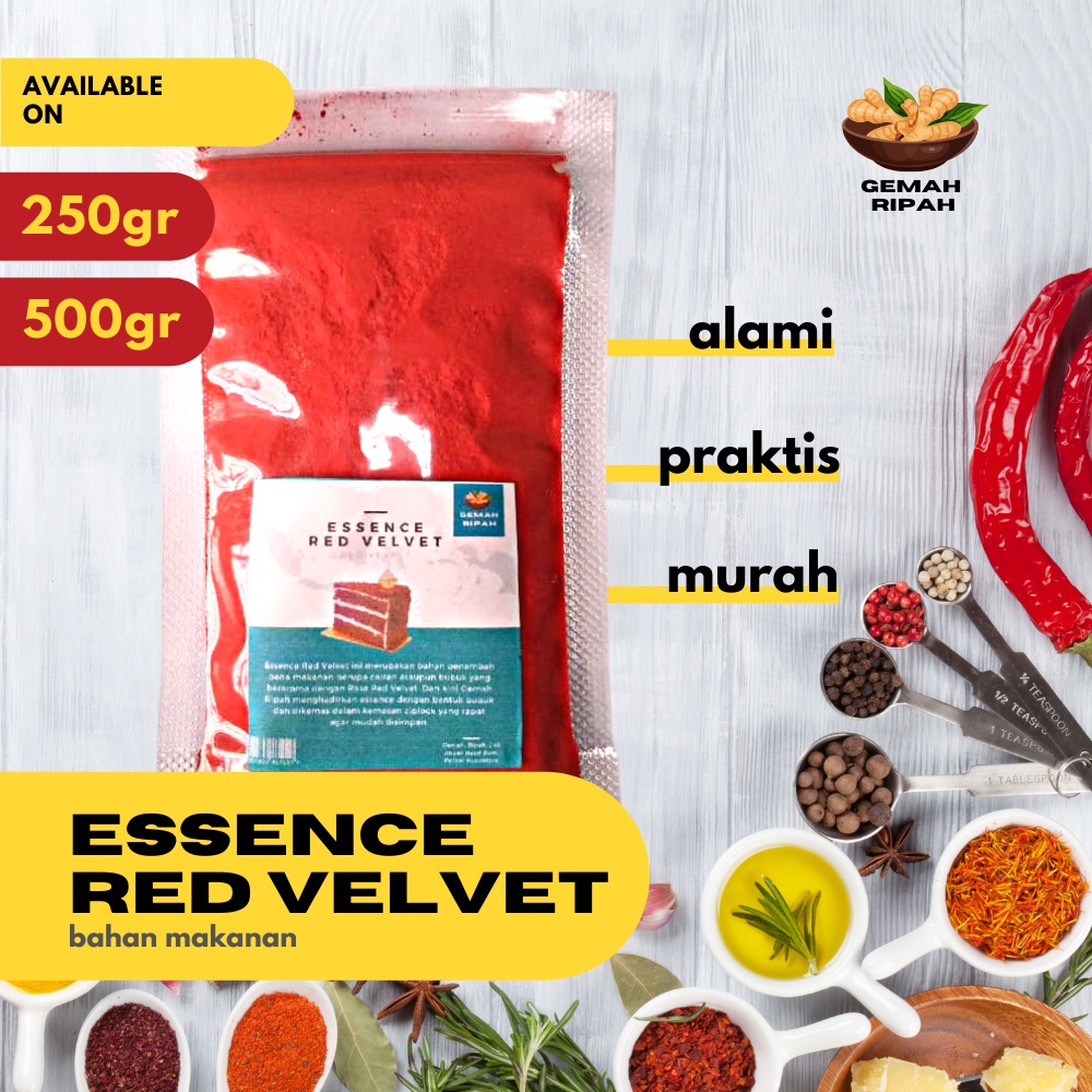 Jual Essence Red Velvet Premium 250gram 500gram 1kgBubuk Minuman Rasa ...