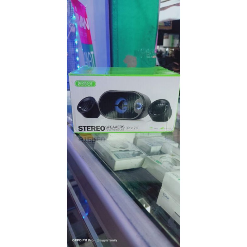Jual speaker stereo powered by usb merk robot | Shopee Indonesia