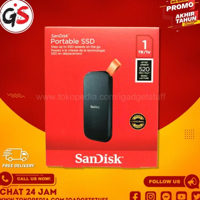Jual SanDisk Portable SSD 1TB 2TB Sandisk E30 Hard Drive Eksternal | Shopee Indonesia