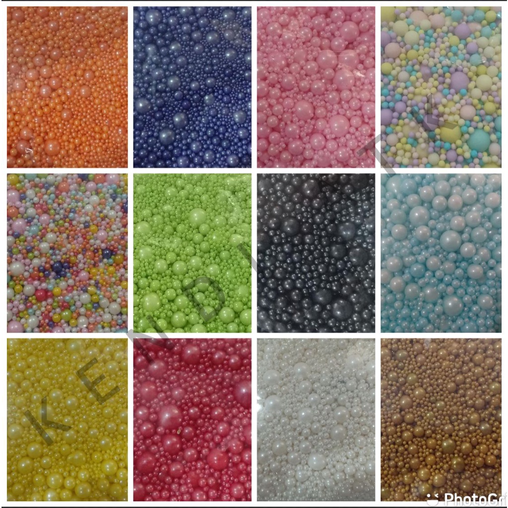 Jual SPRINKLE KUE TRIMIT / SPRINKLE MUTIARA MIX SIZE KEMASAN 5 GRAM ...