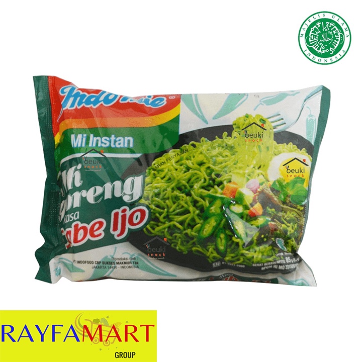 Jual ECERAN Indomie Goreng Cabe Ijo Mie Instan Goreng Lengkap Dengan ...